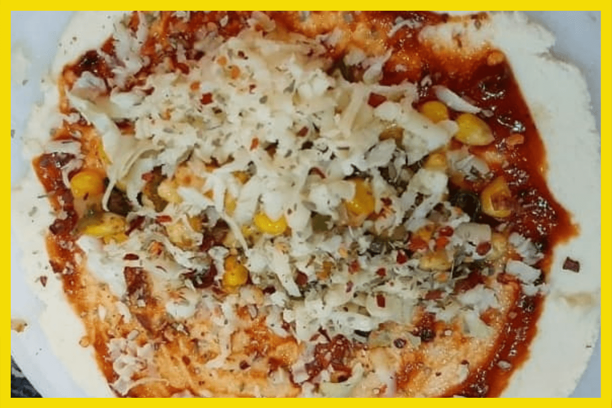 Veg Cheese Pizza Paratha Pocket| Roti Pizza Recipe By Vedricha