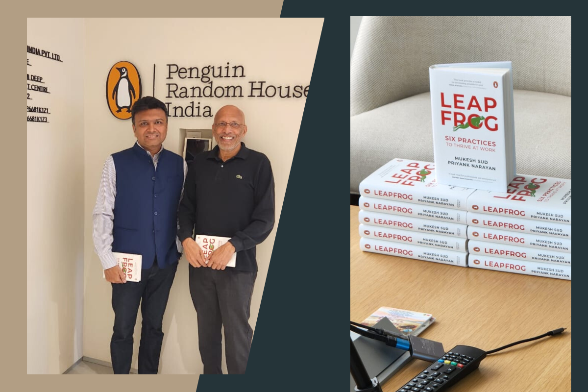 ‘Leapfrog – Six practices to thrive at work’ Book Launch | Writter ...